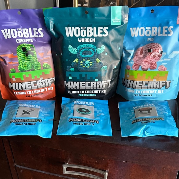 The Woobles | Other | The Woobles Minecraft Crochet Kit Set Creeper ...